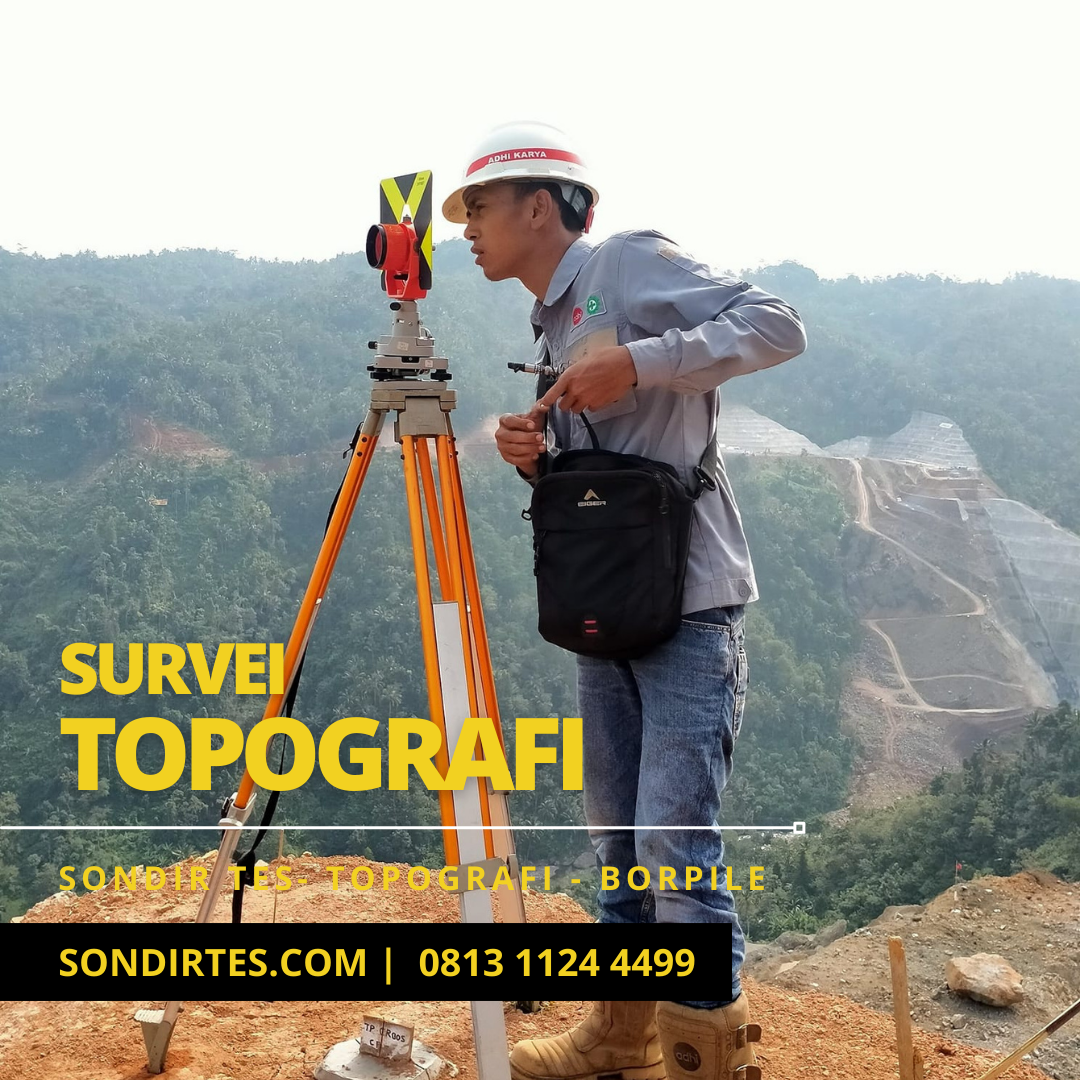 Jasa Topografi – No. 1 di Indonesia – Gudang Borepile